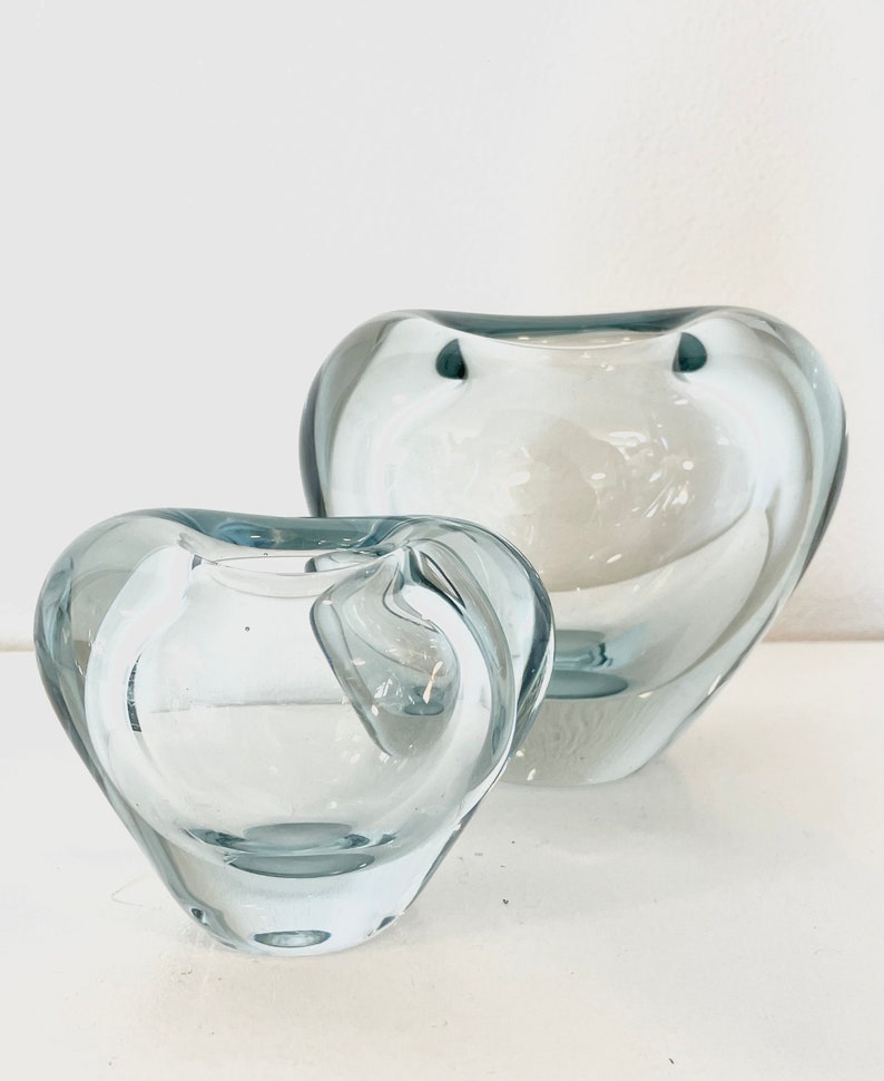 Vintage Holmegaard Glass Art Collection of High End Modernist Design ...