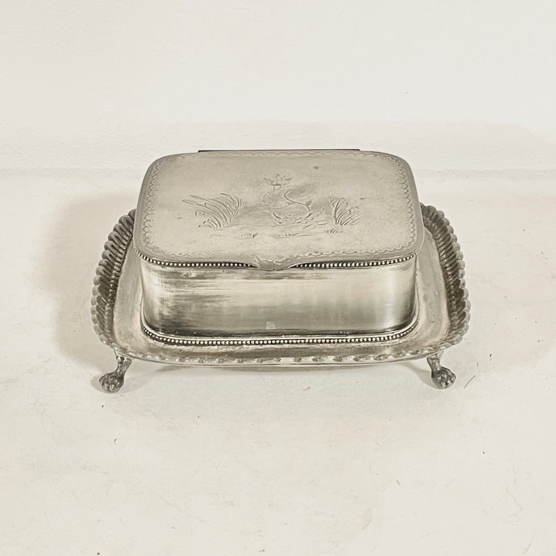 Antique Sardine Box From the Early 20th Century Made in Pewter With ...