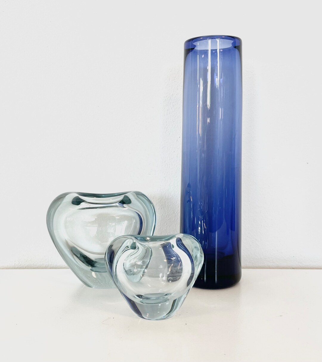 Vintage Holmegaard Glass Art Collection of High End Modernist Design ...