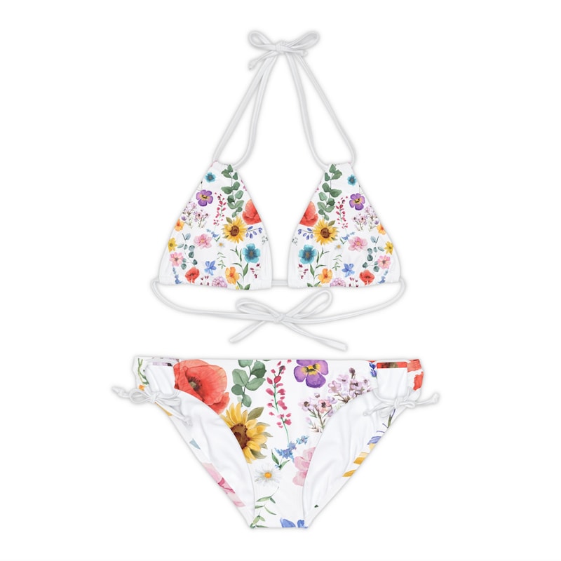 Flower Bikini - Etsy