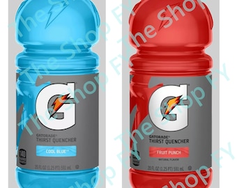 Digital Download - Yellow & White Gatorade Vending Machine Labels PDF 3 ...