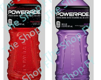 Digital Download - Yellow & White Gatorade Vending Machine Labels PDF 3 ...