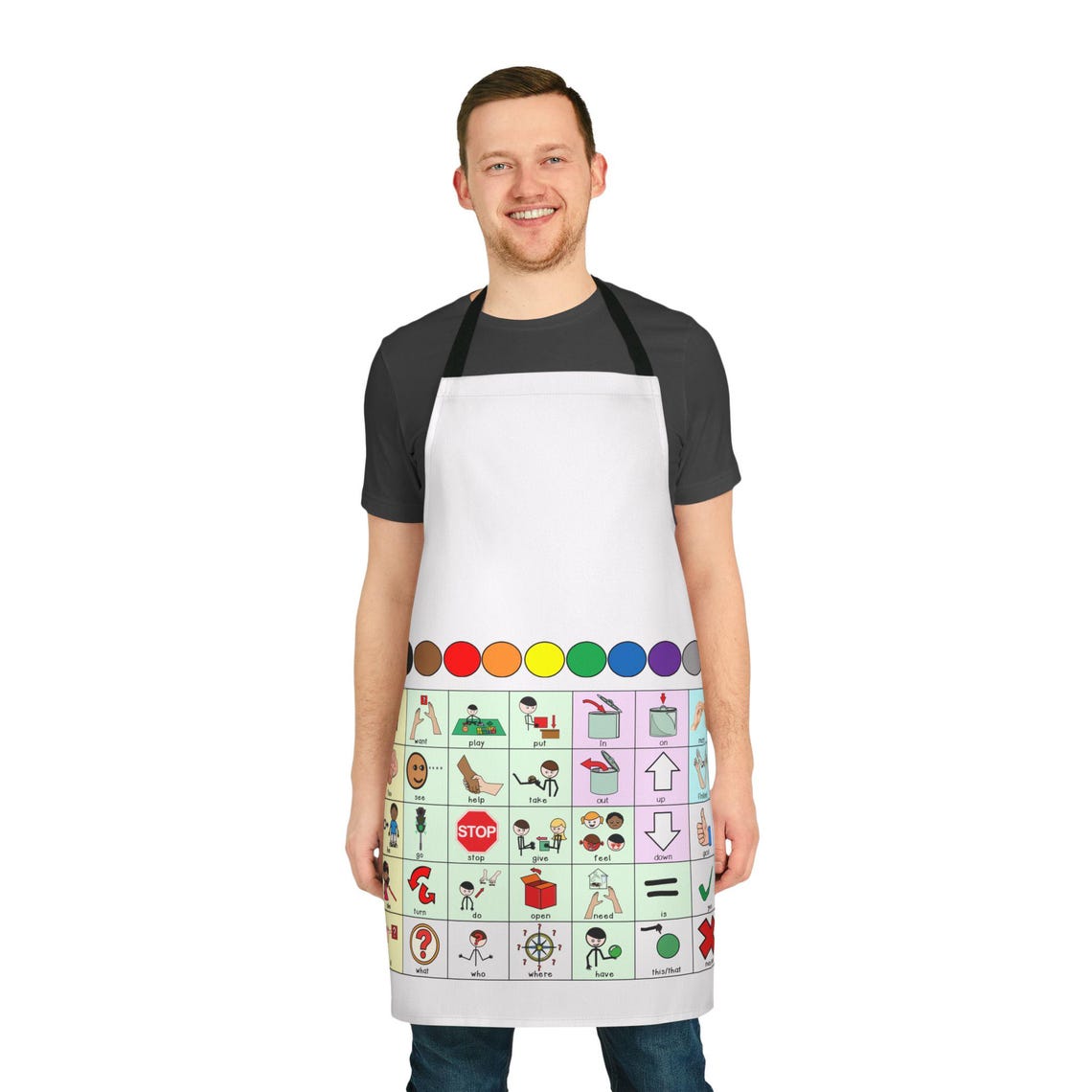 Core Communication Board AAC Apron - Etsy