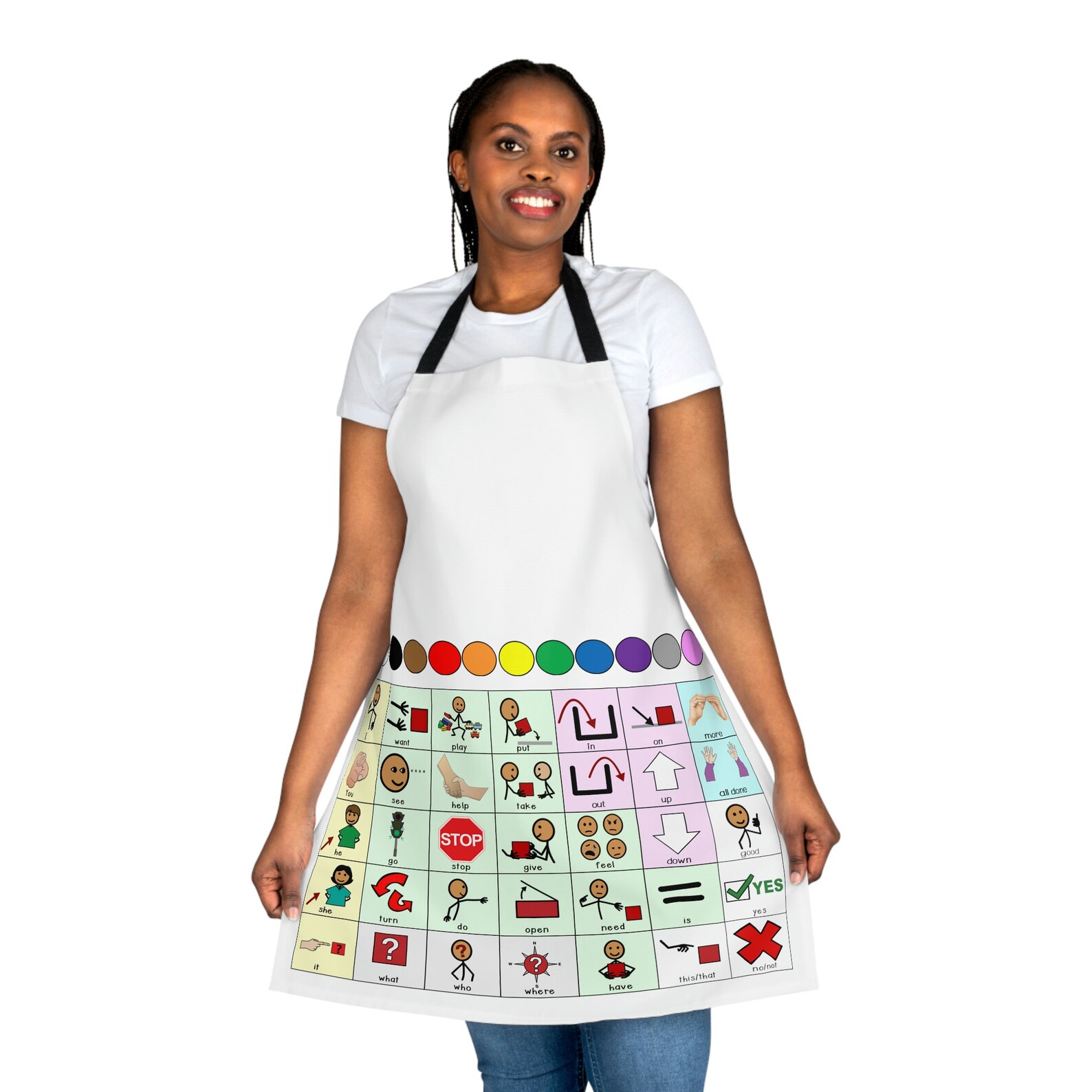 Core Communication Board AAC Apron - Etsy