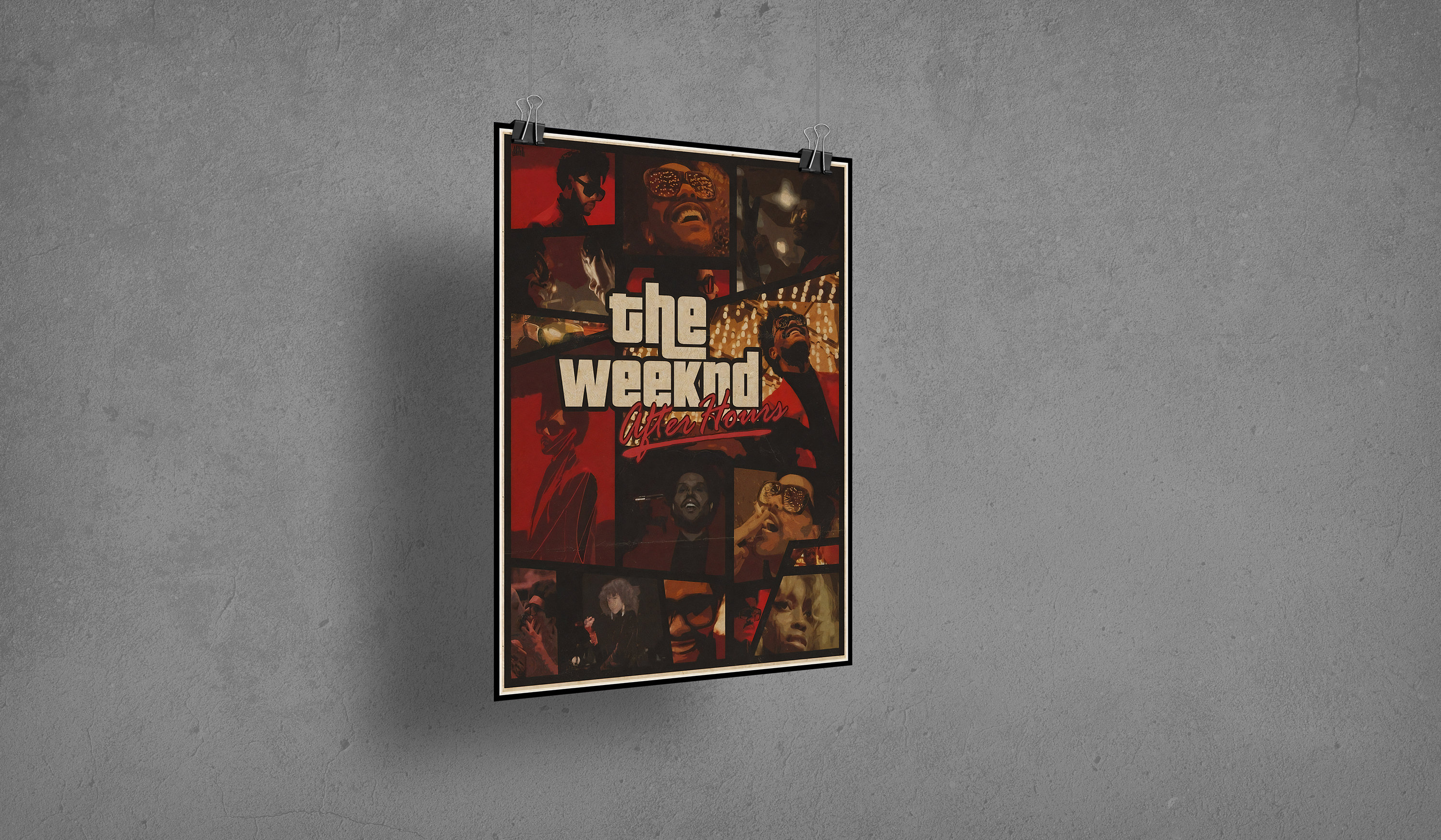 The Weeknd Poster | The Weeknd After Hours Poster | The Weeknd Album ...