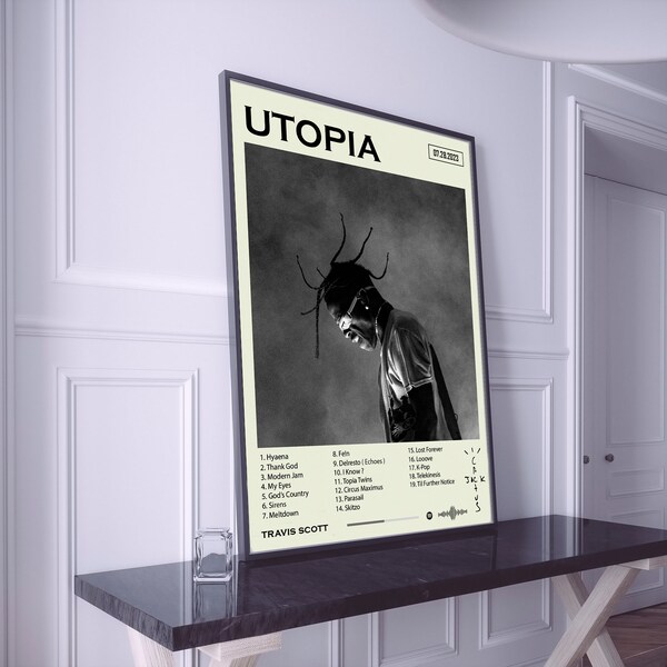 Utopia Album Cover Poster - Etsy