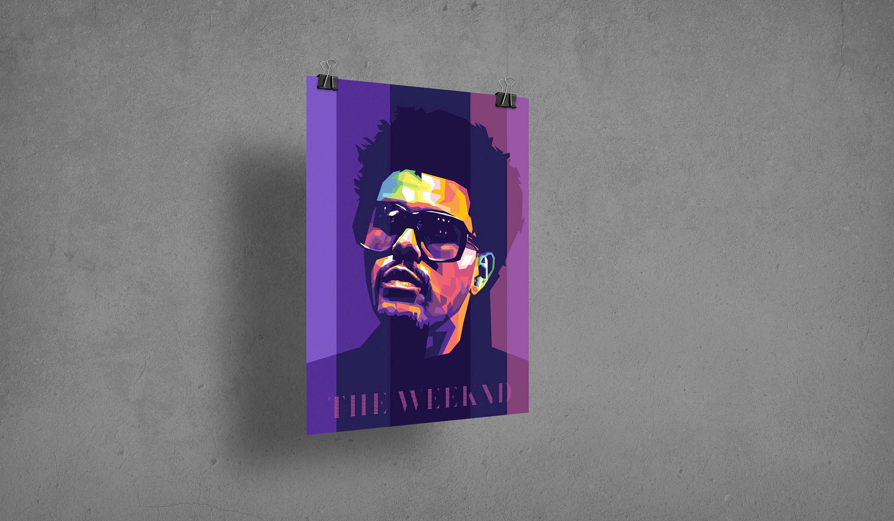 The Weeknd Poster | The Weeknd Aesthetic Poster | Wall Art | Custom ...