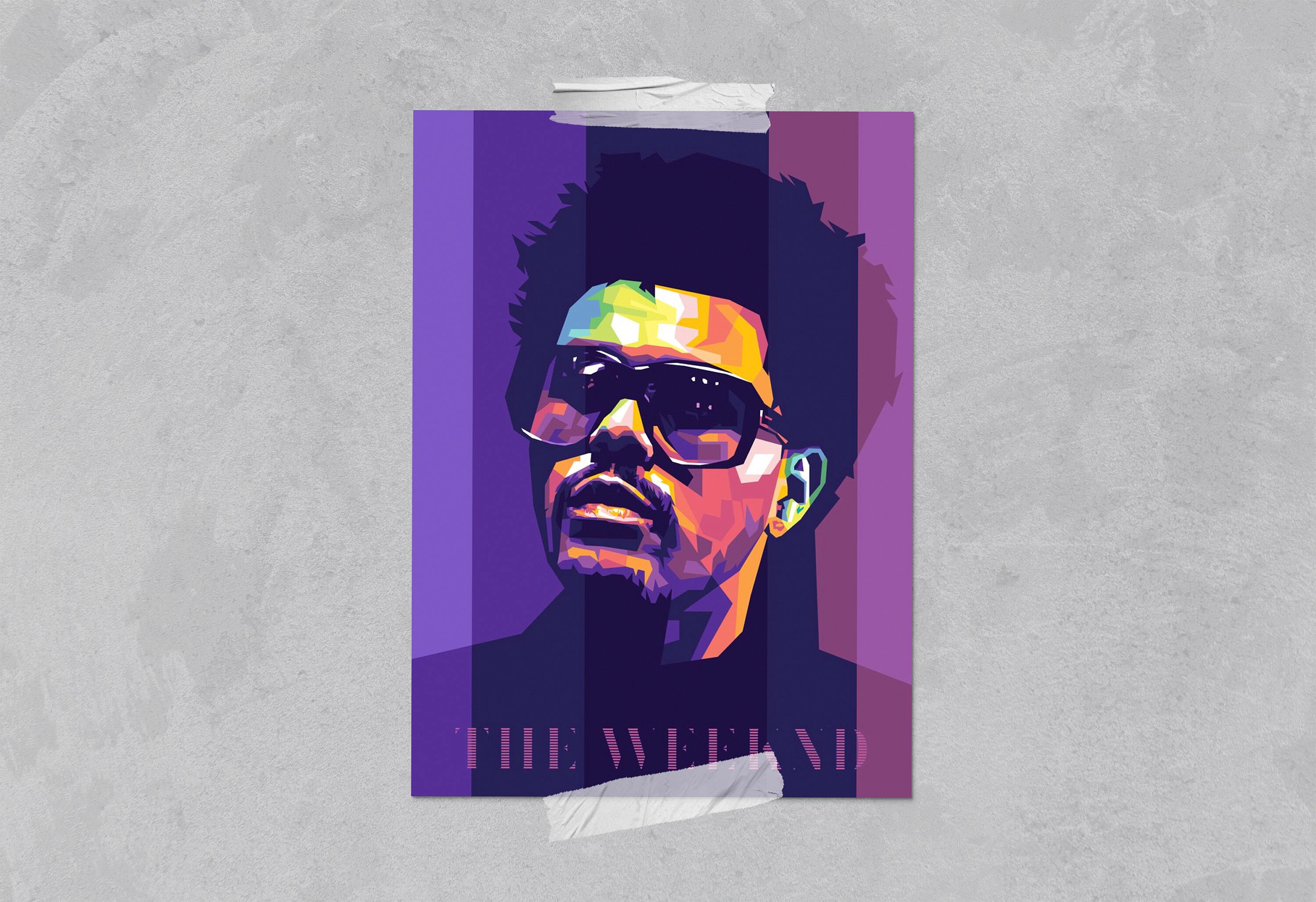 The Weeknd Poster | The Weeknd Aesthetic Poster | Wall Art | Custom ...