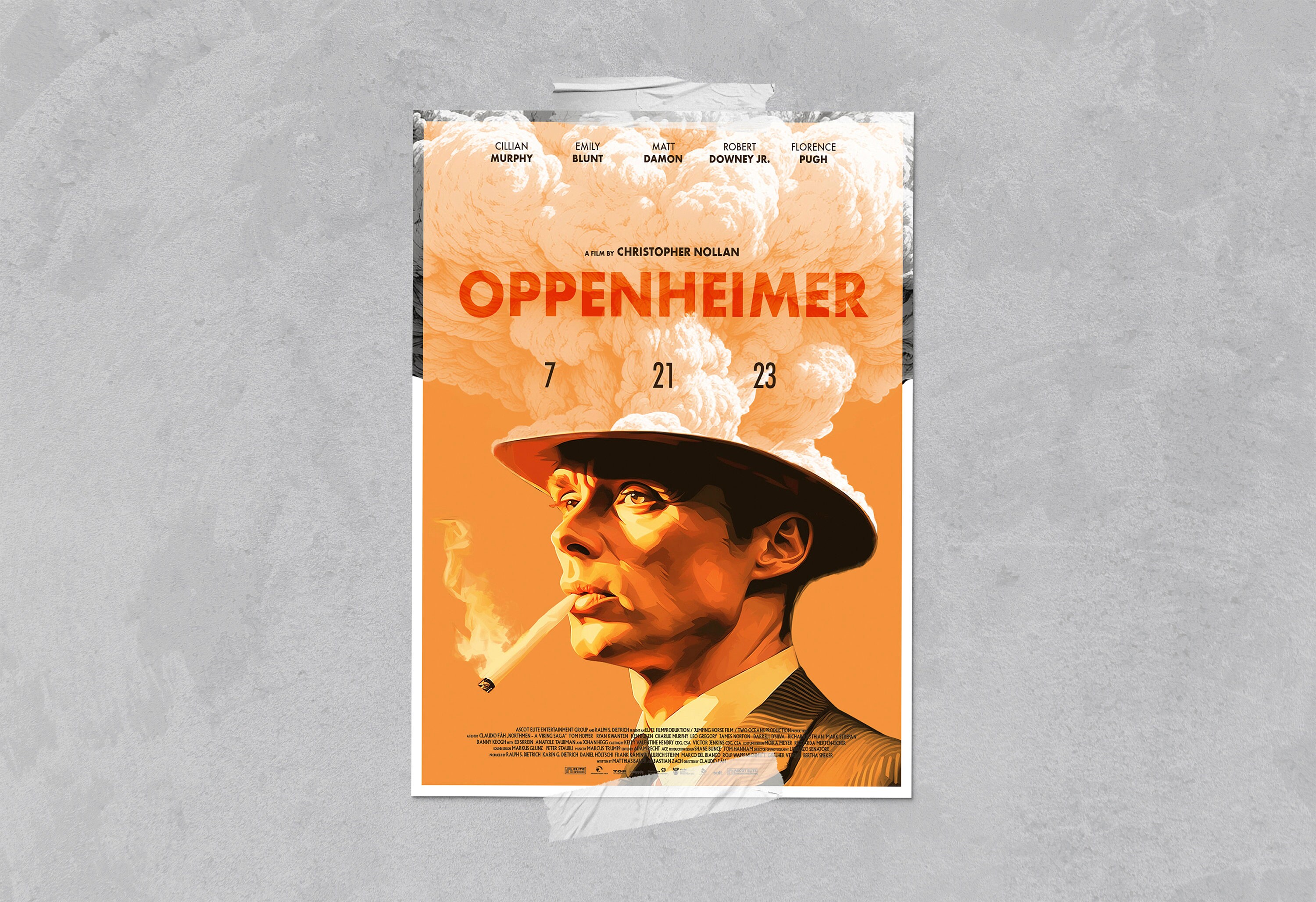 Oppenheimer Poster, Oppenheimer Movie 2023, Oppenheimer Merch ...