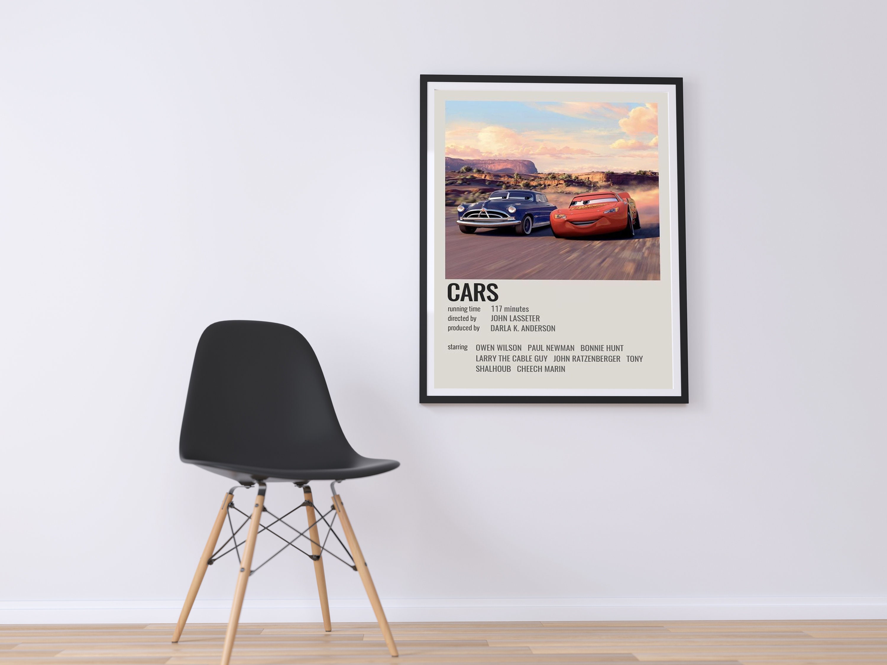 Cars Movie Poster | Lightning McQueen Poster