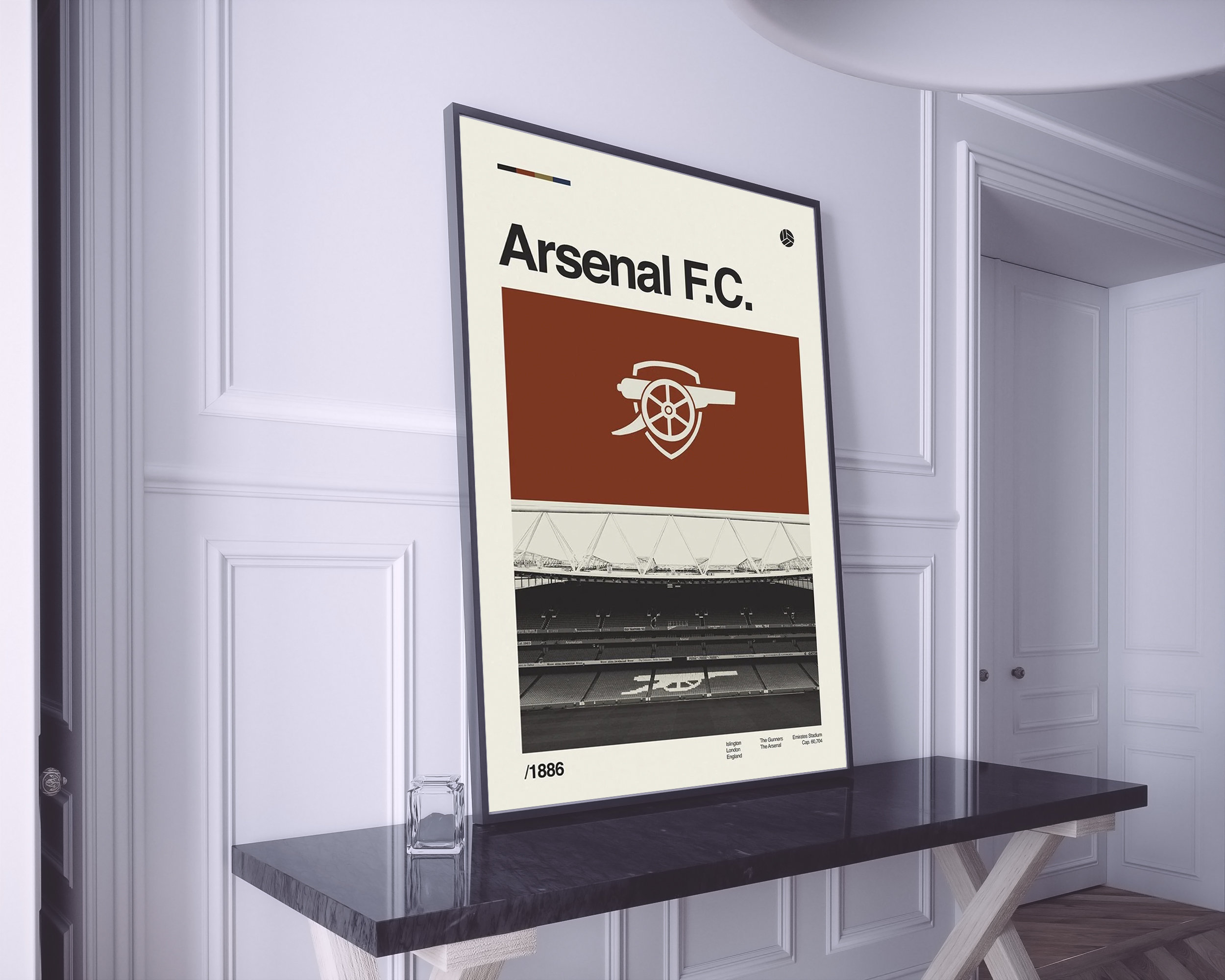 Arsenal Poster Emirates Stadium Poster Minimalist Football - Etsy UK