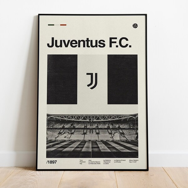 Juventus Wall Art Print - Etsy