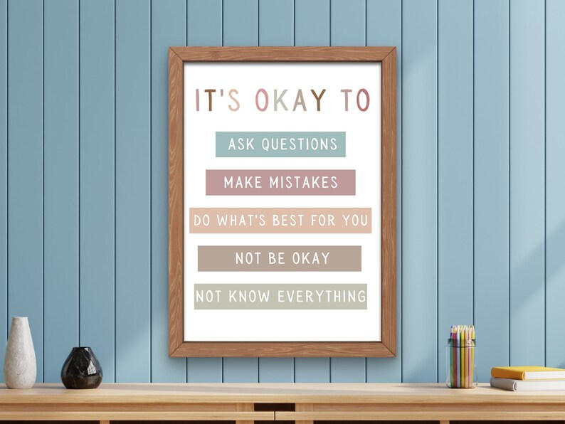 Set of 63 Educational Posters, Classroom Decor, Custom Sizes, Toddler ...