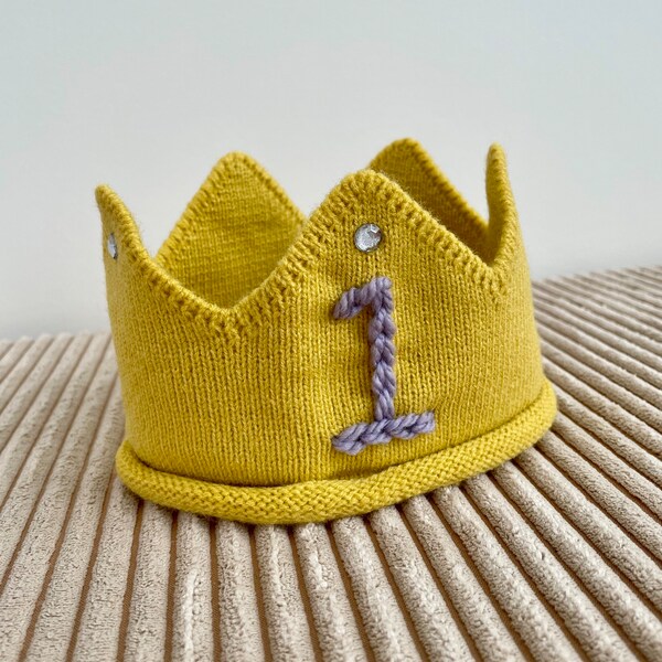 Knit Baby Crown - Etsy