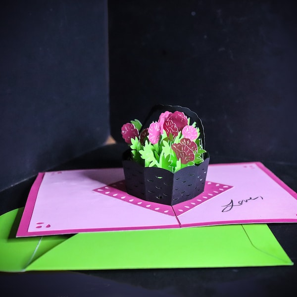 Pop up Card Pattern - Etsy