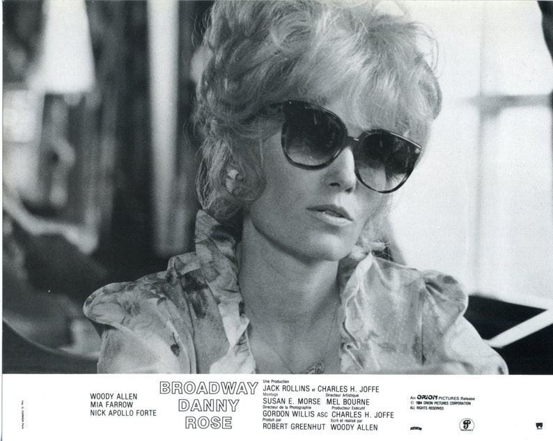 Broadway Danny Rose Woody Allen Mia Farrow Lobby Cards - Etsy
