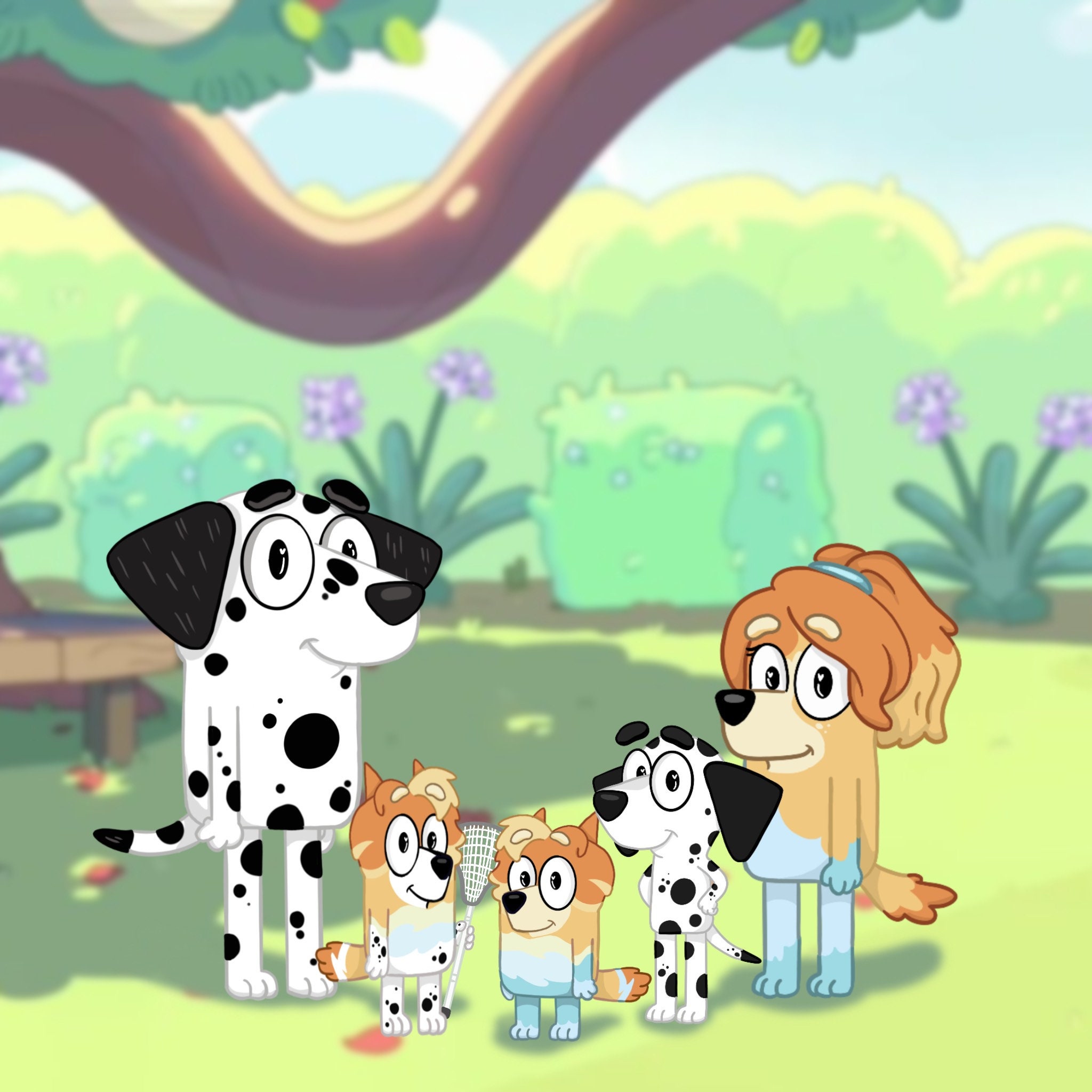 Blueyinspired 3 Day Turn Around Guaranteed Family or Friend Portraits ...