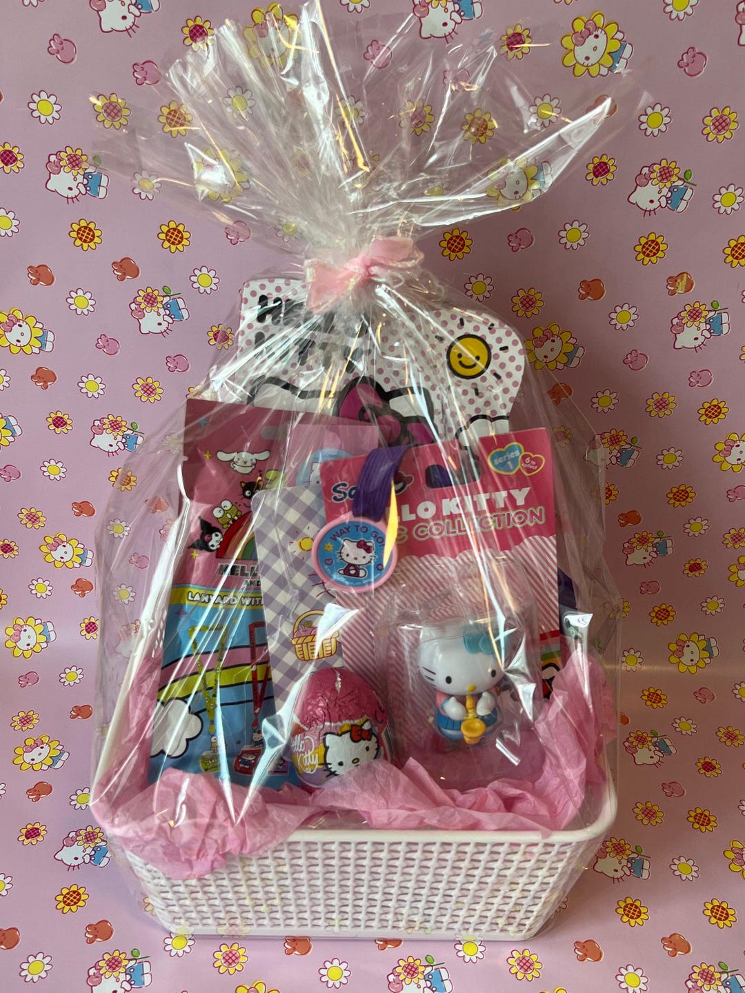 The Ultimate Surprise Hello Cat Gift Basket, Kawaii Gift Basket ...