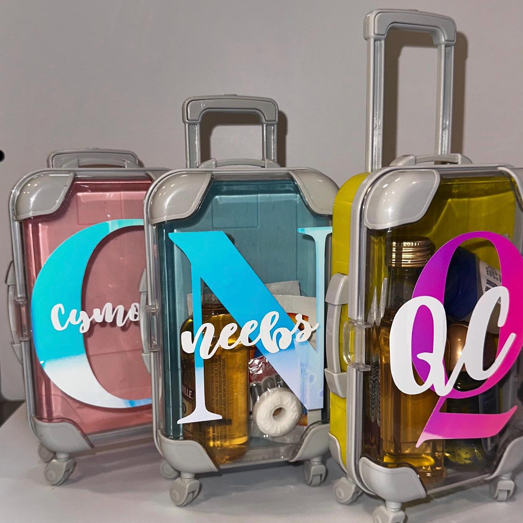 Custom Mini Suitcase Party Favors – Personalized Gifts for Weddings ...