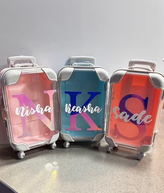 Custom Mini Suitcase Party Favors – Personalized Gifts for Weddings ...