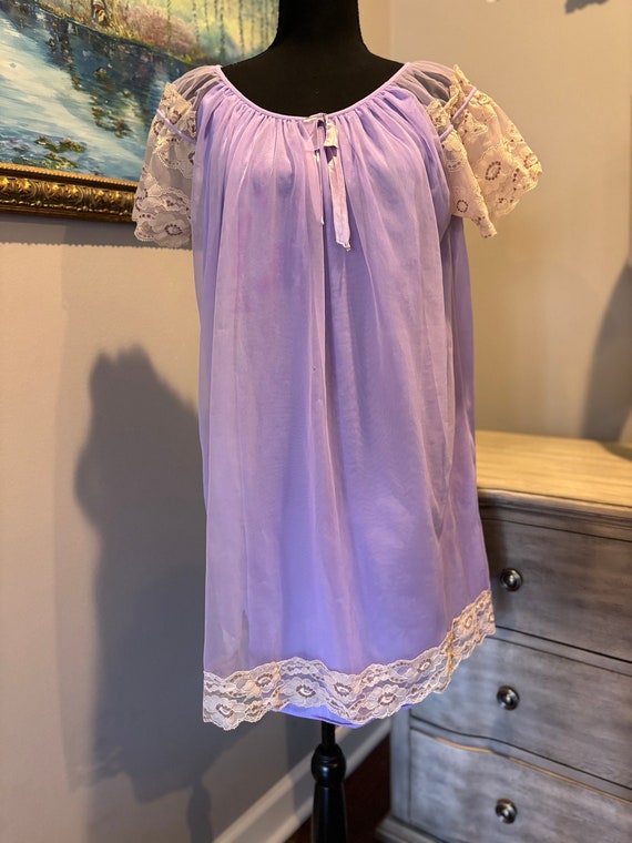 Lavender Lingerie Dream! Dreamy Vintage Gown! - Gem