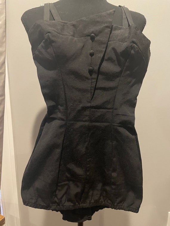 1956 Catalina Black One Piece Swimsuit Gem
