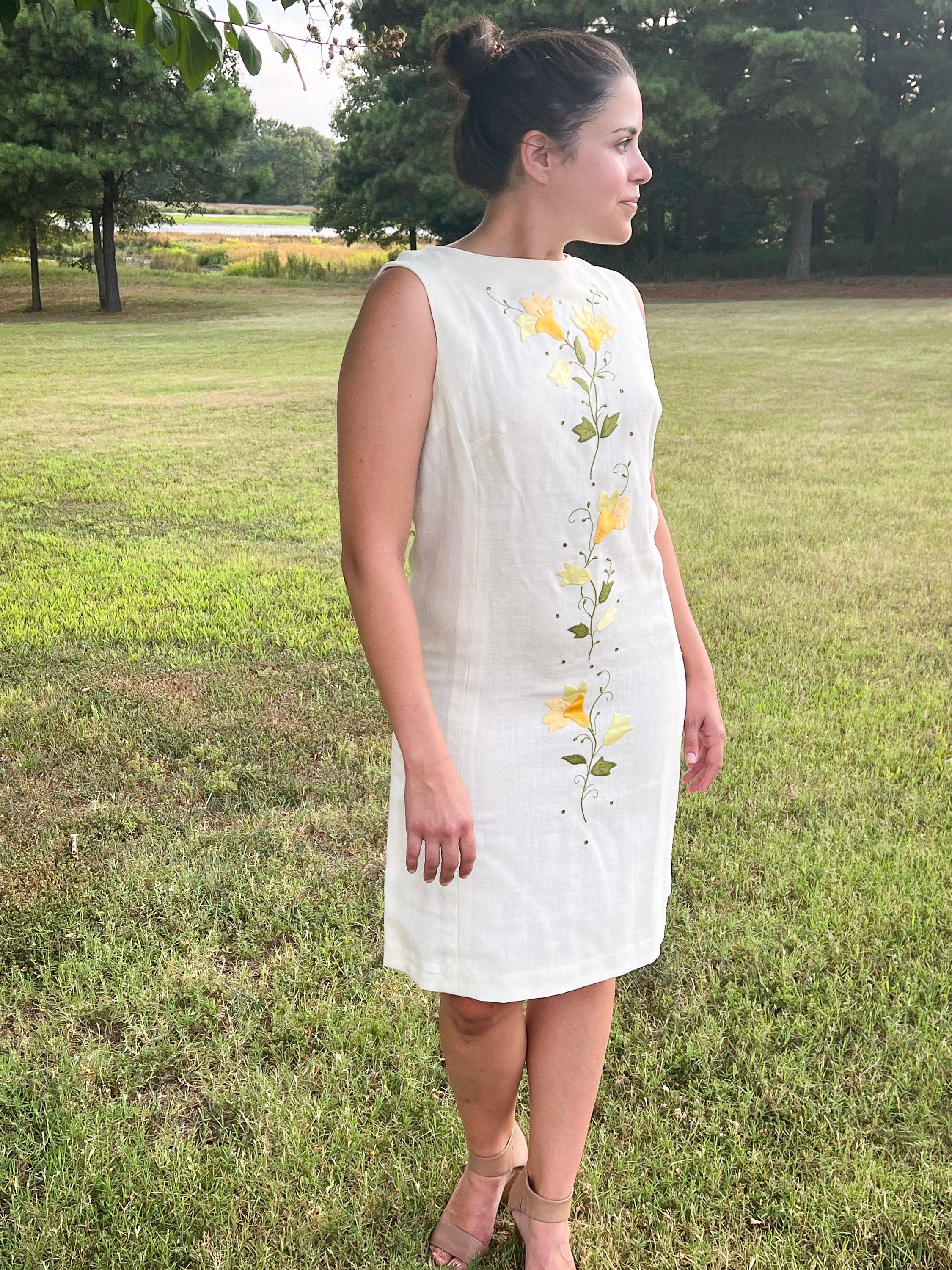Classic Linen Shift Dress Styled by Beaumont - Etsy