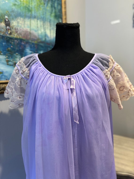 Lavender Lingerie Dream! Dreamy Vintage Gown! - Gem