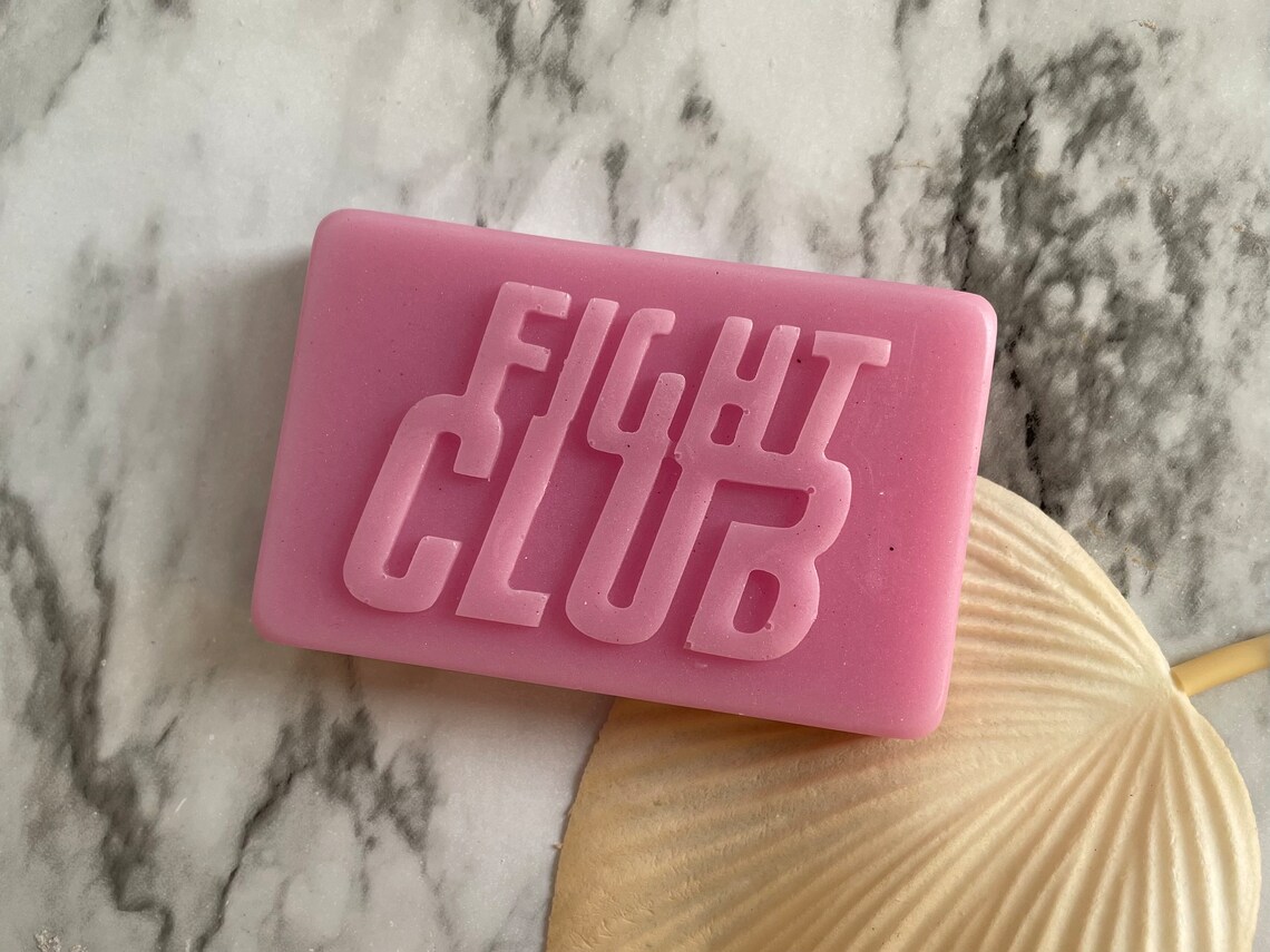 Fight Club Bar Soap Handmade | Gift Soap Funny Homemade Pink Fight Club ...