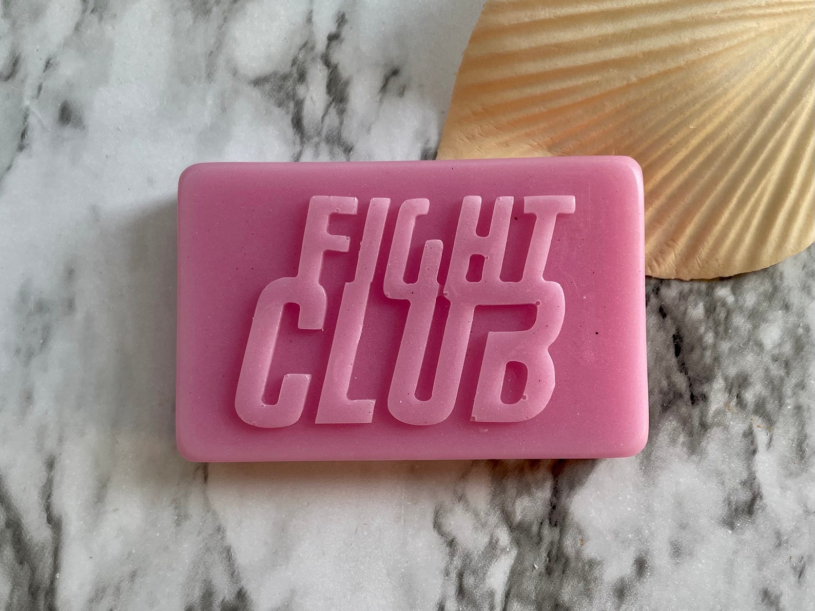 Fight Club Bar Soap Handmade | Gift Soap Funny Homemade Pink Fight Club ...