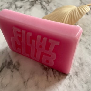 Fight Club Bar Soap Handmade | Gift Soap Funny Homemade Pink Fight Club ...