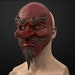 Unpainted Japanese Tengu Oni Demon Mask Handcrafted Cosplay Accessory ...