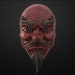 Unpainted Japanese Tengu Oni Demon Mask Handcrafted Cosplay Accessory ...