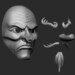 Unpainted Japanese Tengu Oni Demon Mask Handcrafted Cosplay Accessory ...