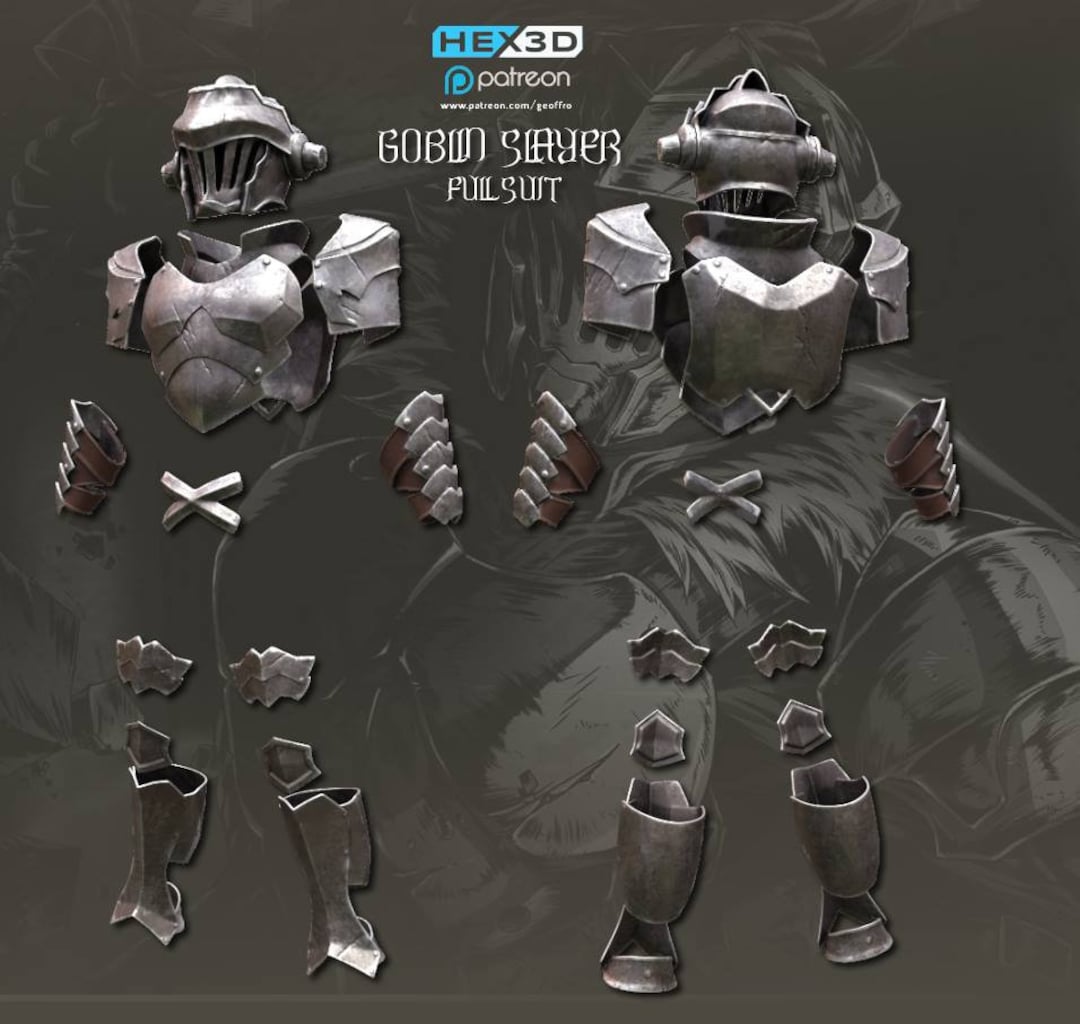 Full Unpainted Goblin Slayer Armor Set Equip Yourself for the Ultimate ...