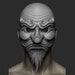 Unpainted Japanese Tengu Oni Demon Mask Handcrafted Cosplay Accessory ...