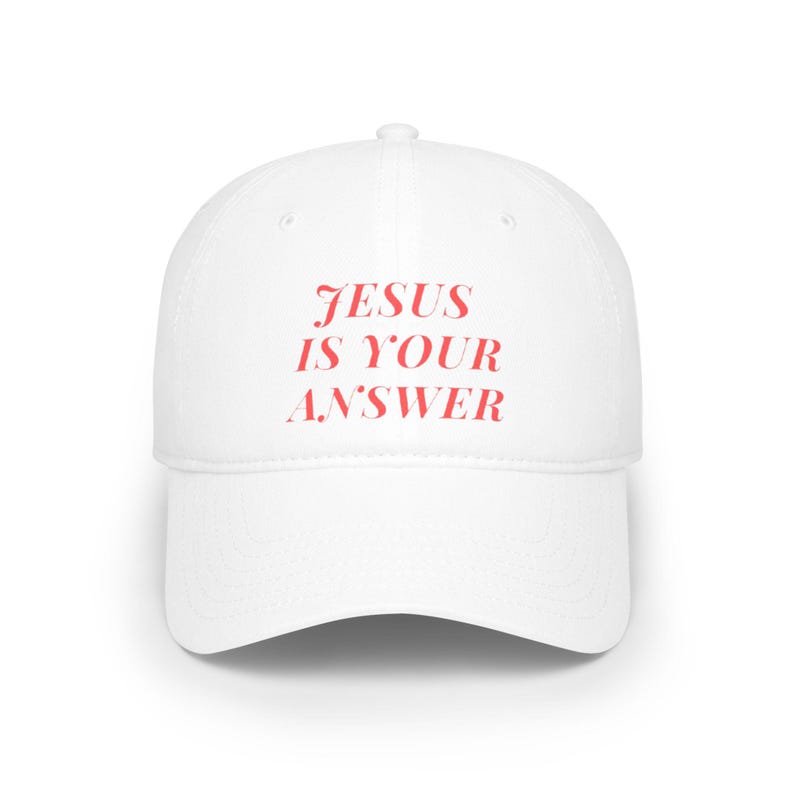 Christian Jesus Christ Love Low Profile Baseball Cap, Religious Hat ...