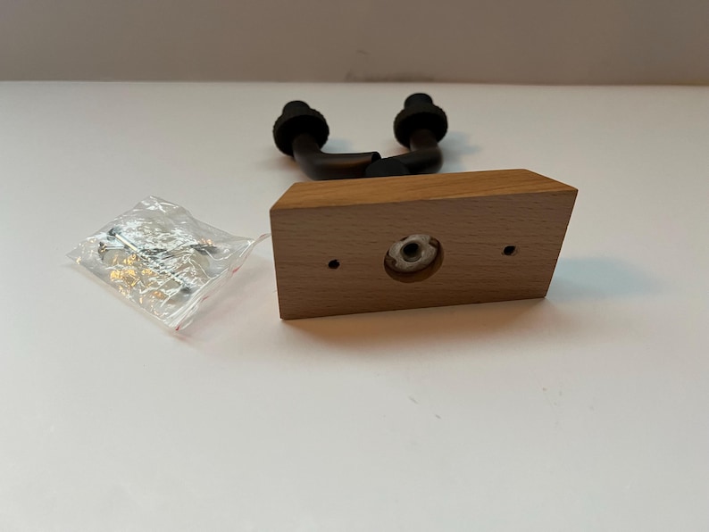 Hand Crafted Wall-mount Wood Instrument Hanger Guitar / Bass / Banjo ...