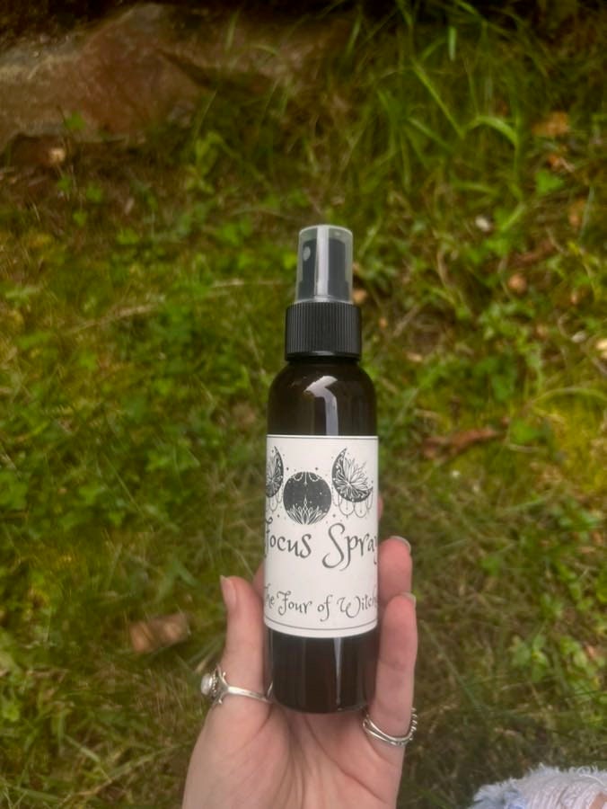 Focus Spray/productivity/study Enhancer/smokeless/essential Oils ...