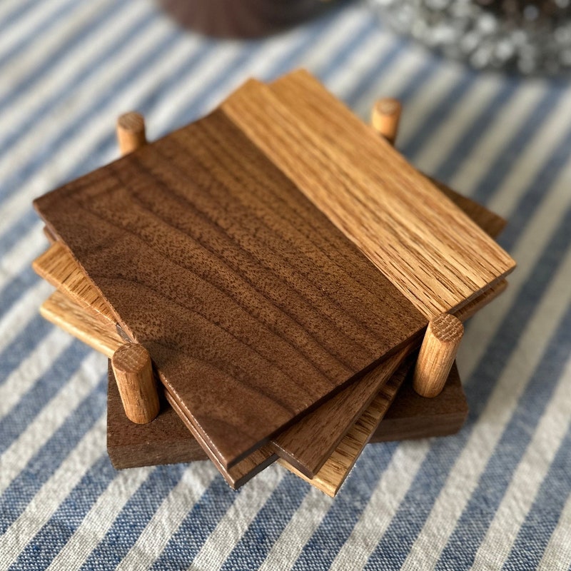 Handmade Wooden Coasters - Etsy