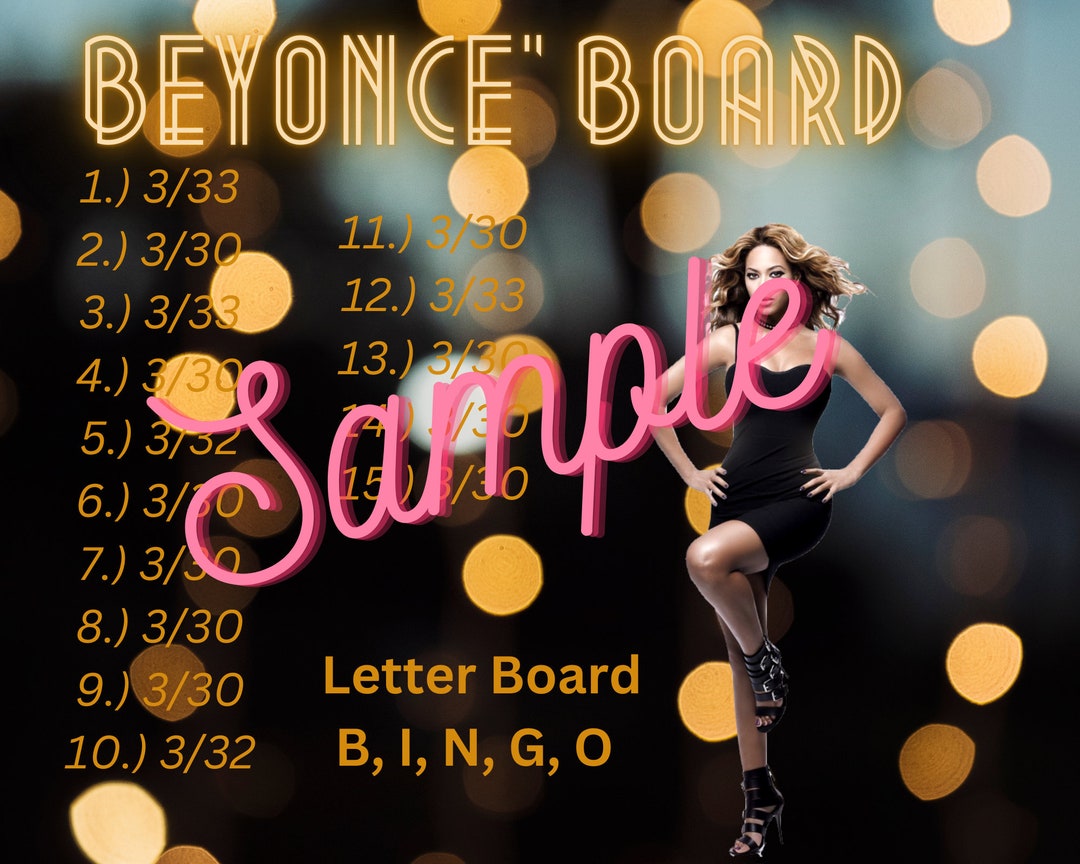 Bingo Board, Celebrity Bingo Board, 15 Line Bingo Board, Cute Bingo ...