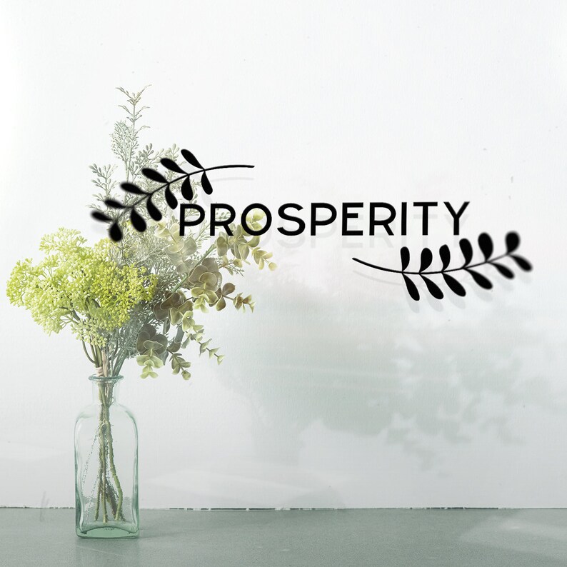 Manifestation Decal-prosperity Decal - Etsy