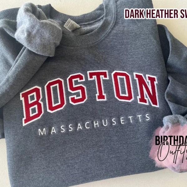 Embroidered Sweatshirt Women University - Etsy