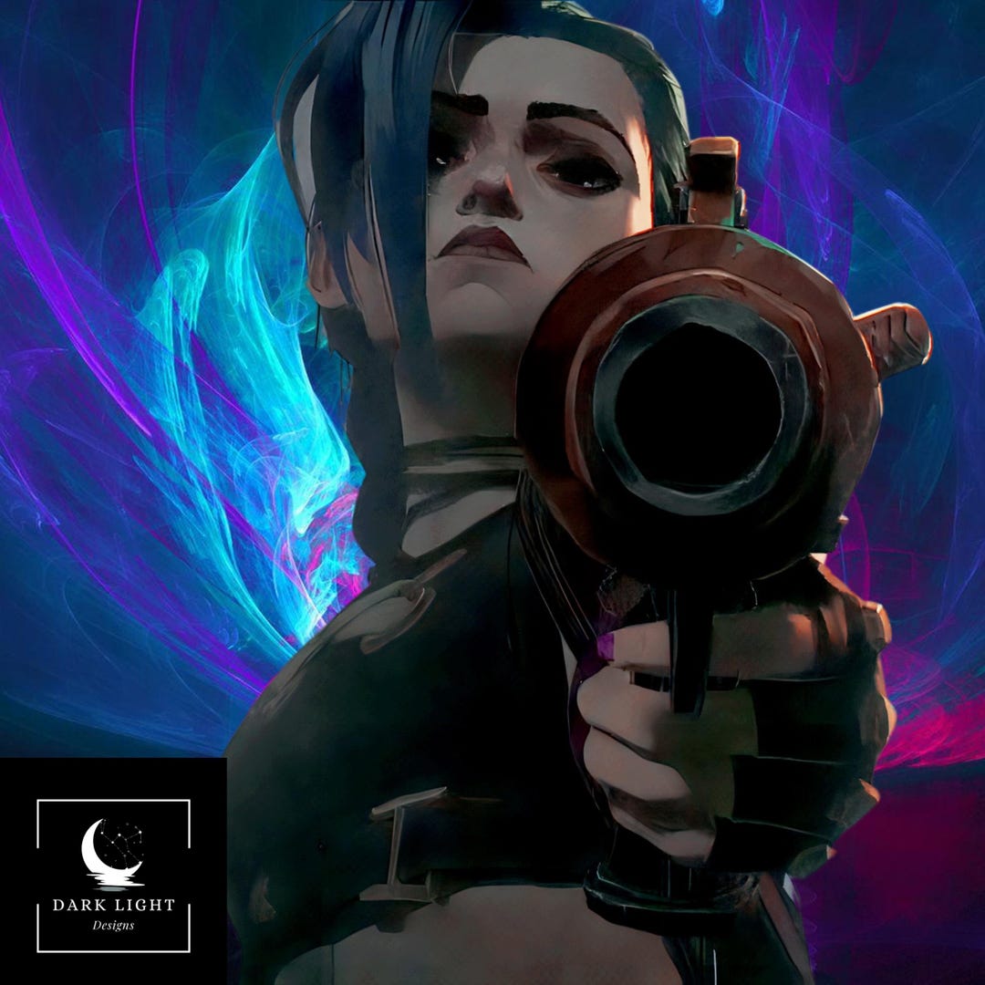 Arcane Jinx Character Digital Design/league of Legends Netflix Show - Etsy