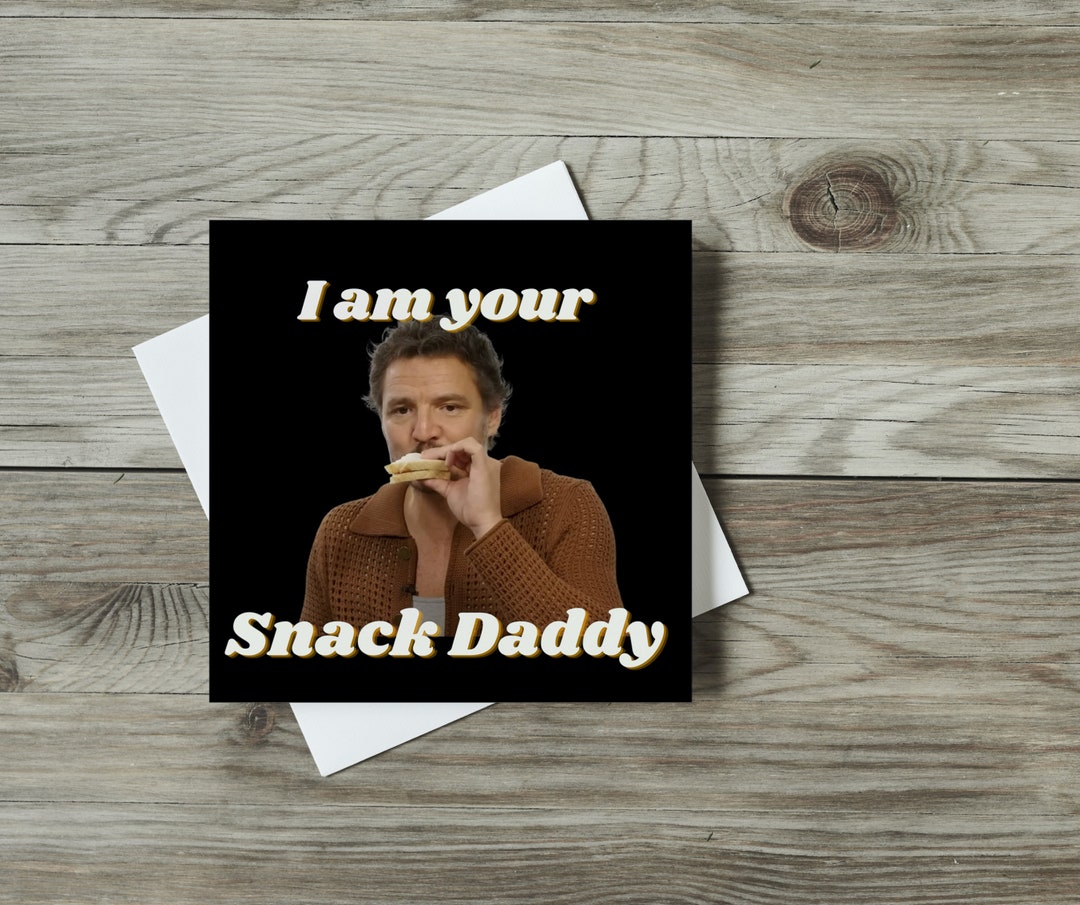 Pedro Pascal 'eating a Sandwich Meme' Digital Design - Etsy