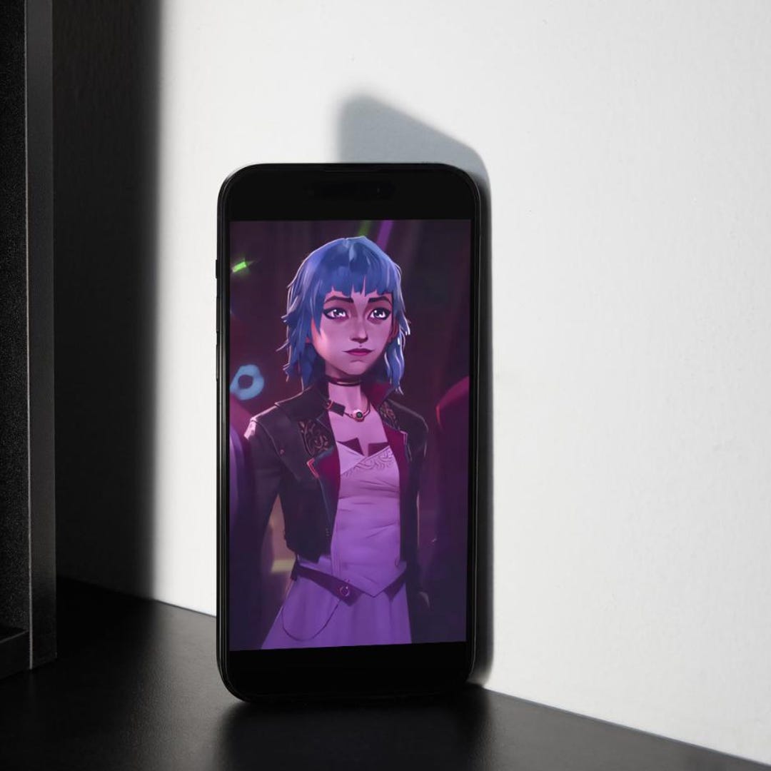 Arcane Powder Character Wallpaper Set/league of Legends Netflix Show - Etsy