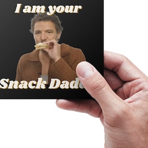 Pedro Pascal 'eating a Sandwich Meme' Digital Design - Etsy