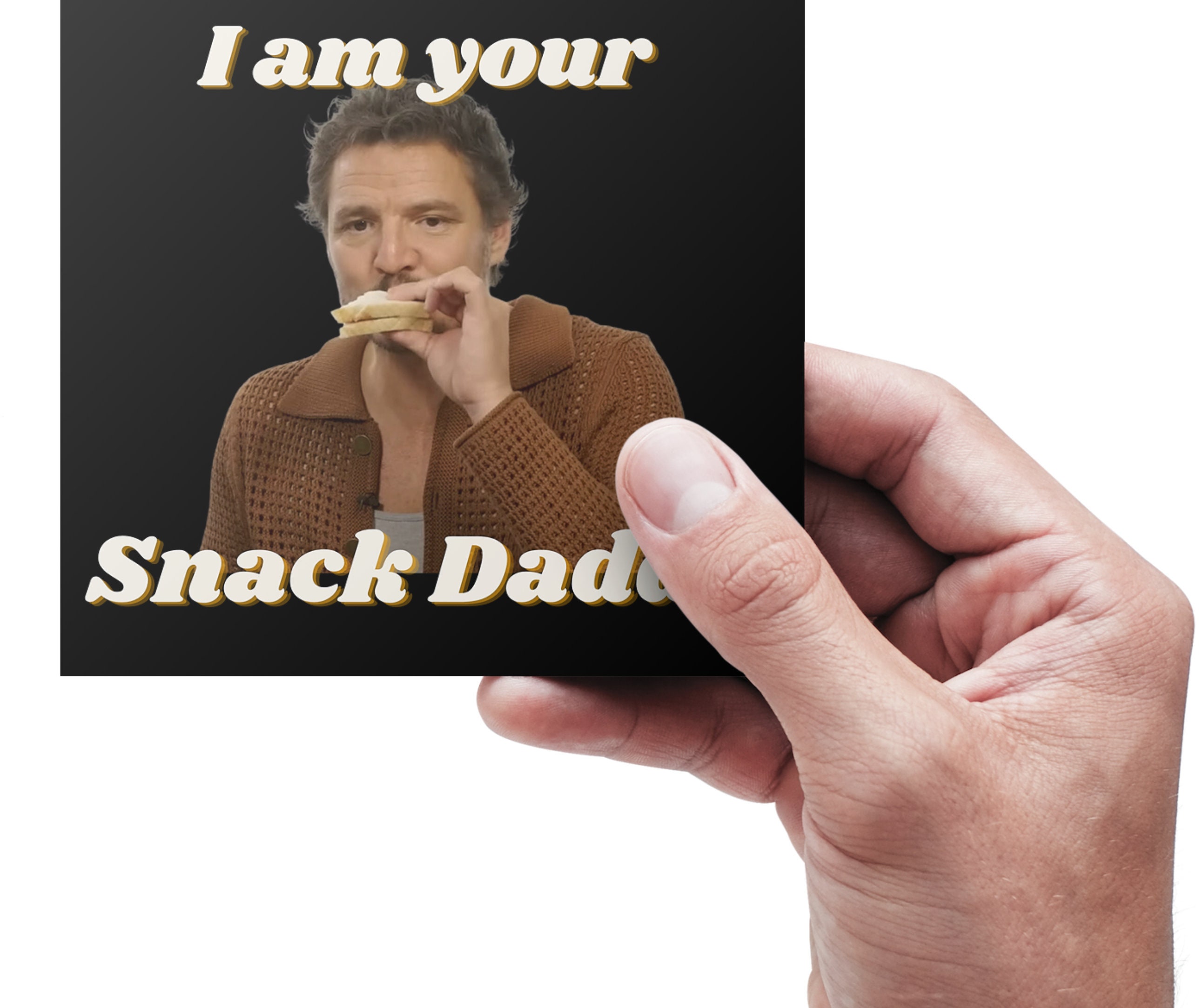 Pedro Pascal 'eating a Sandwich Meme' Digital Design - Etsy