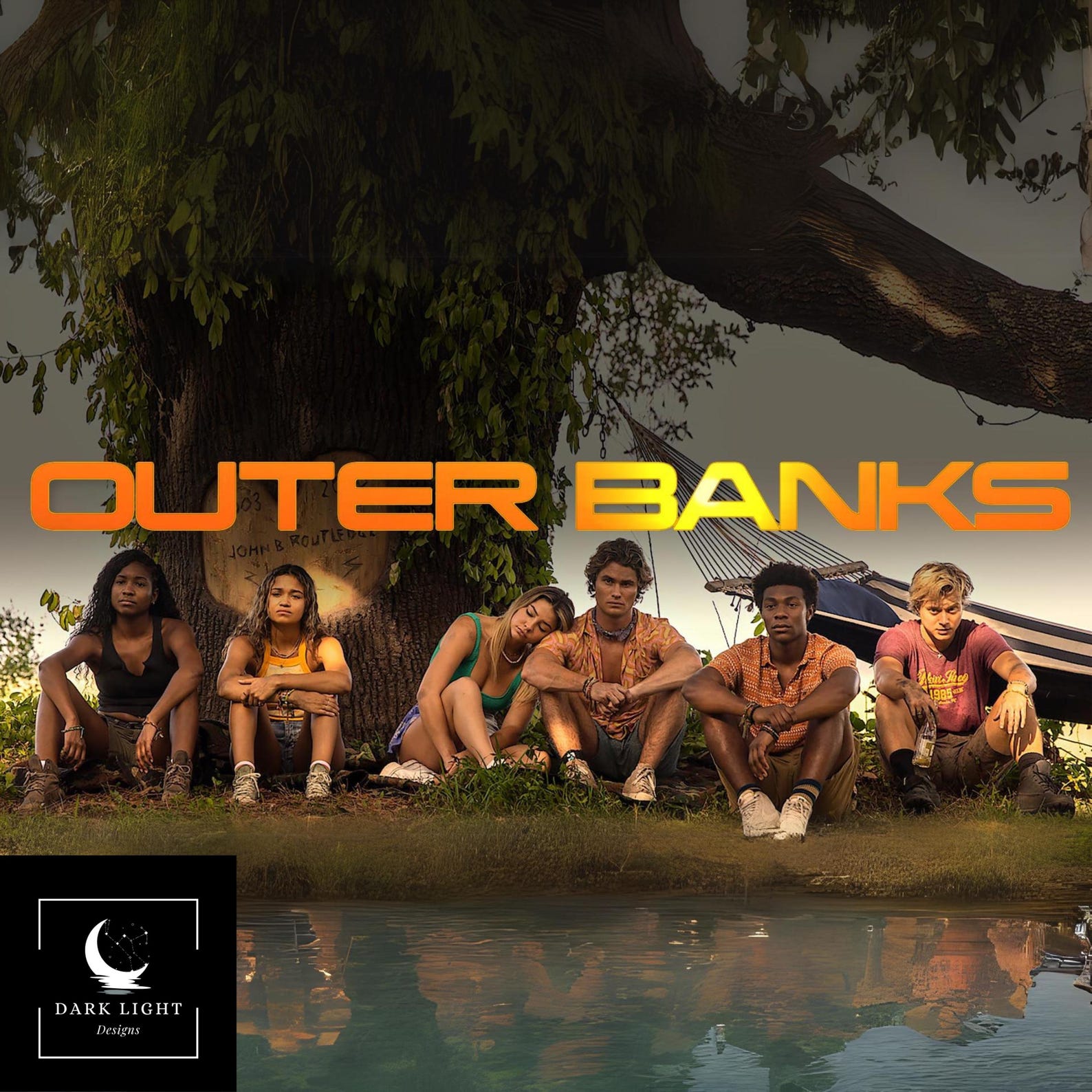 OBX Outer Banks Digital Design (cleo, Sarah, Kei, John B, JJ, Pope) - Etsy