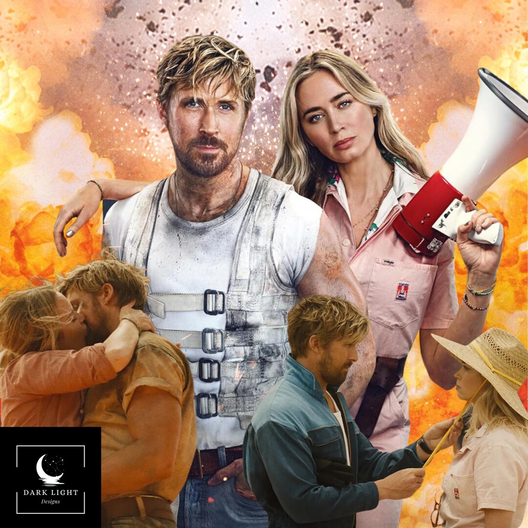 The Fall Guy Digital Design (ryan Gosling) (emily Blunt) - Etsy